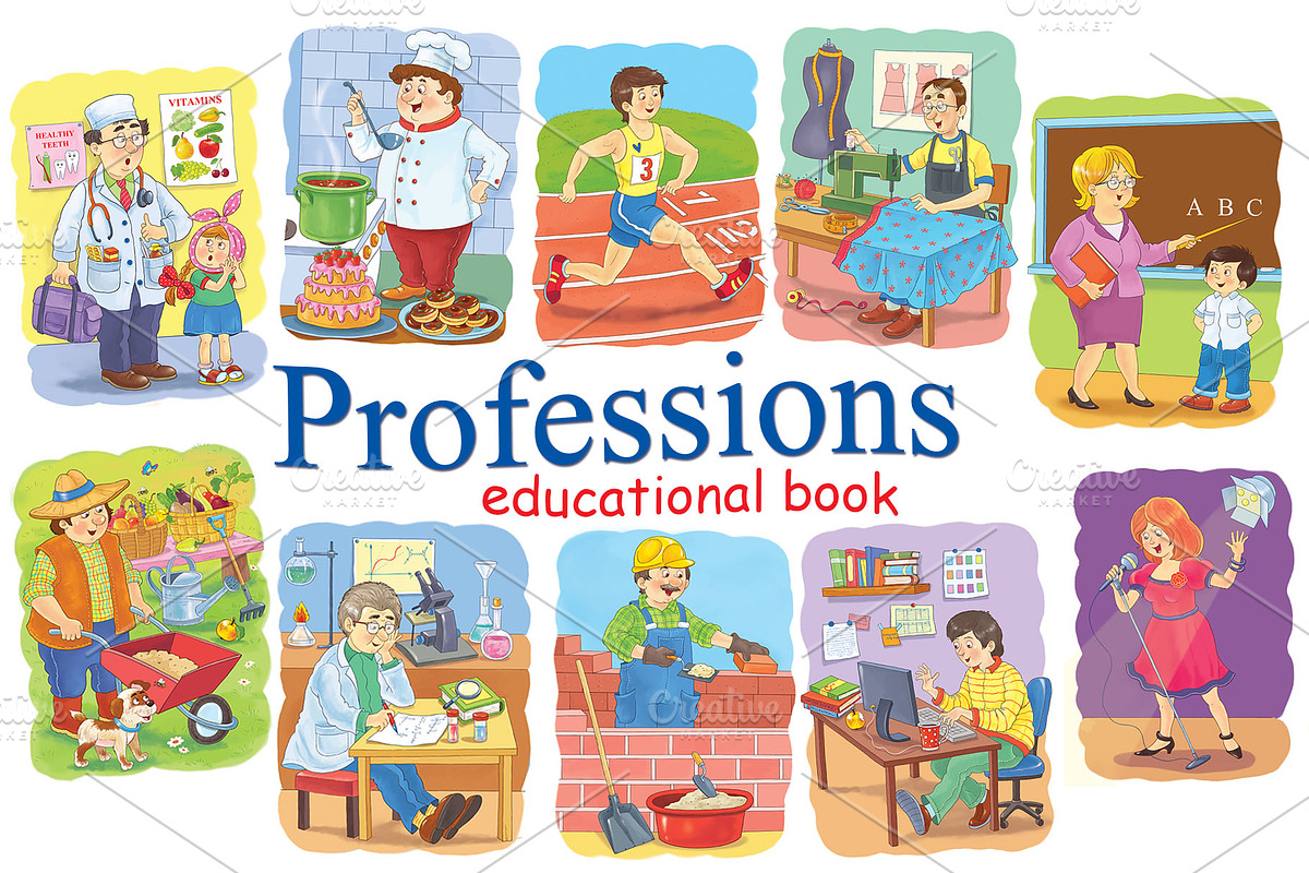 Professions, an Education Illustration by Haso