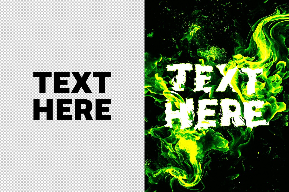 Fire Distortion Text Effect, a Layer Style Add-On by Design Squad