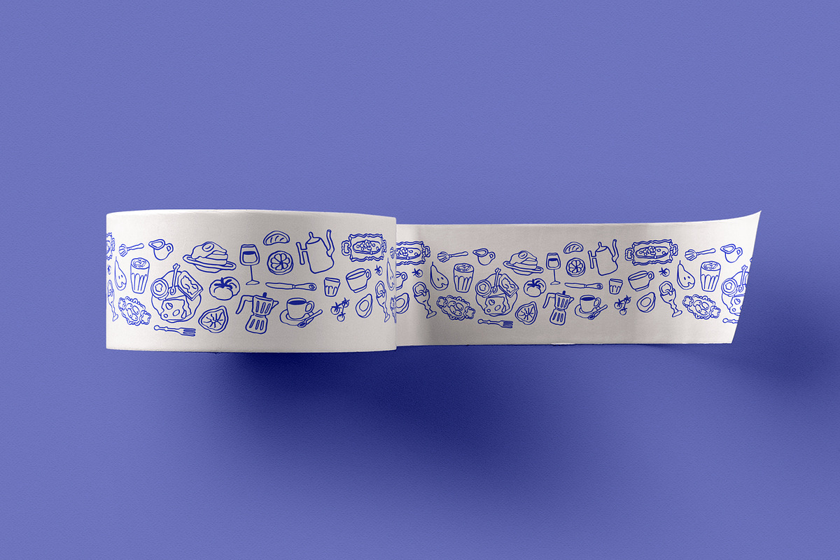 Breakfast food seamless pattern, a Pattern Graphic by Good Studio