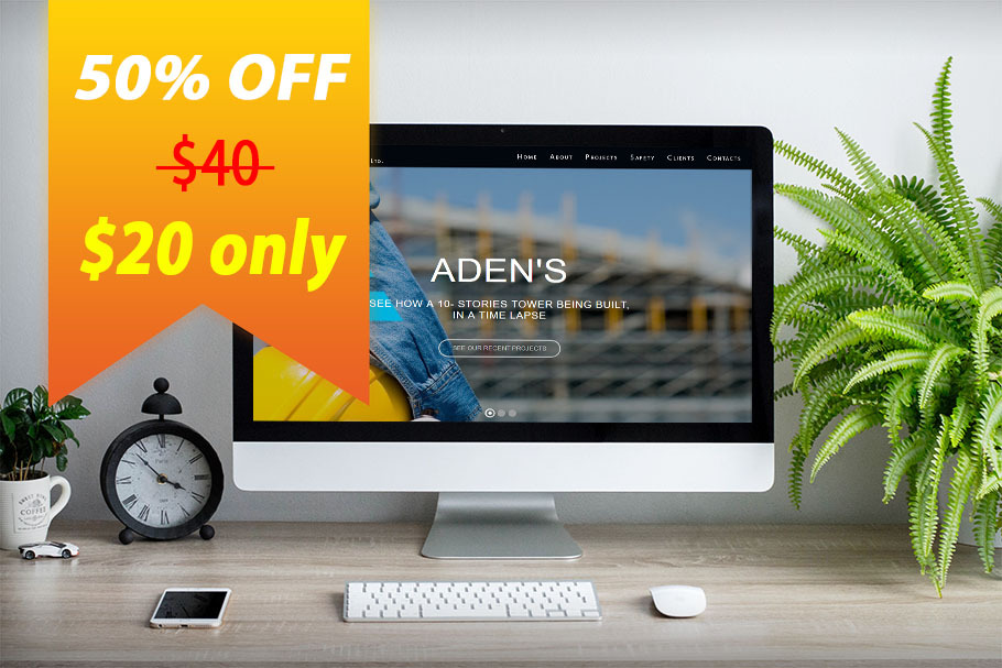 Adens – Responsive HTML5 Template, a Websites & App Template by Ali's ...