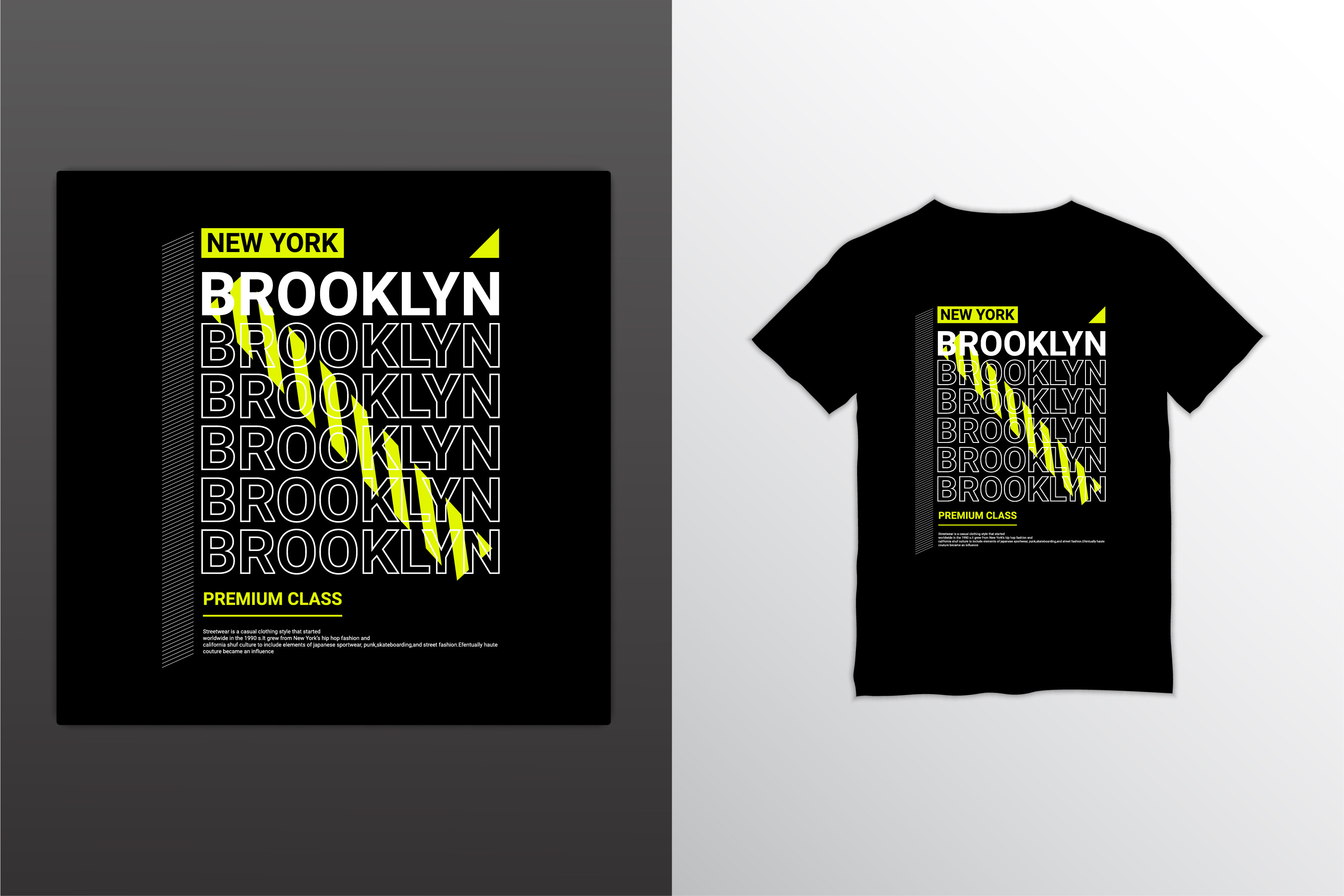 Brooklyn writing design, an Illustration by Vervenaaa3