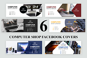 Computer Shop - Facebook Covers, a Social Media Template by Creatricks