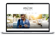 Responsive Blogger Template- Amazine, a Websites & App Template by bthemez