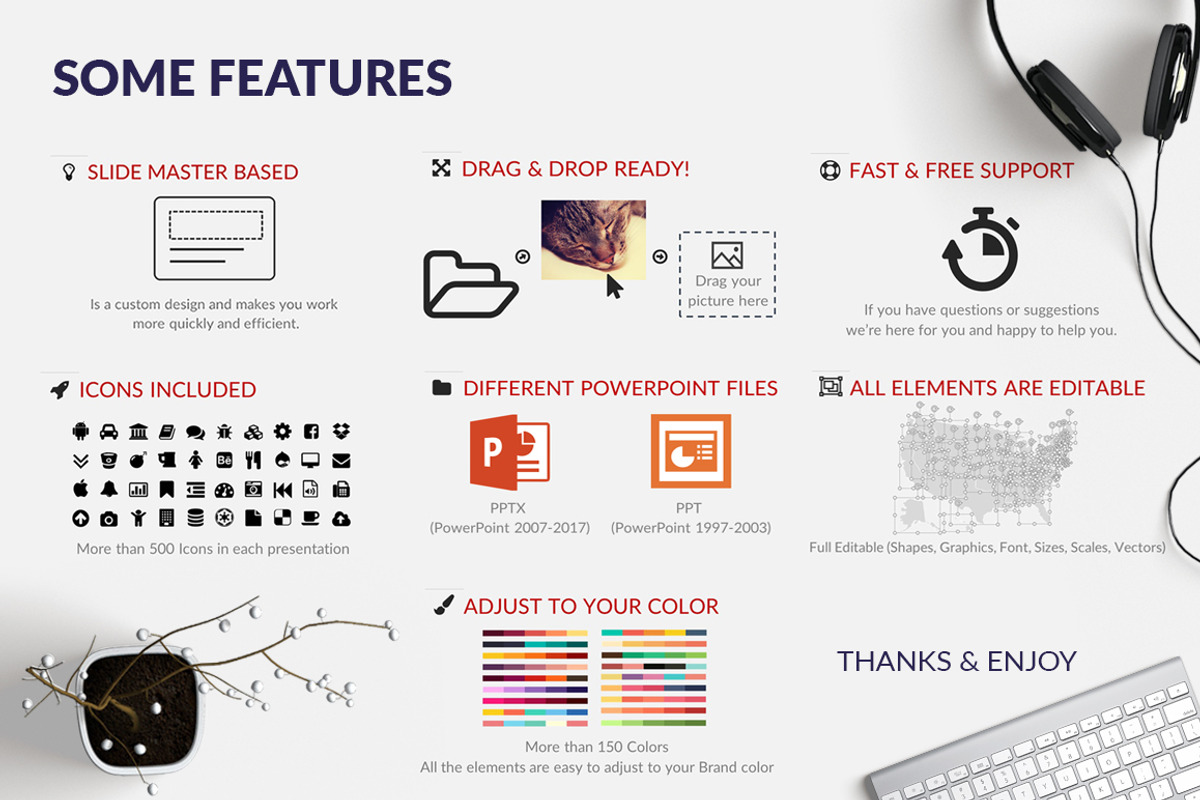 Launch | Powerpoint Template, a Presentation Template by Zacomic Studios