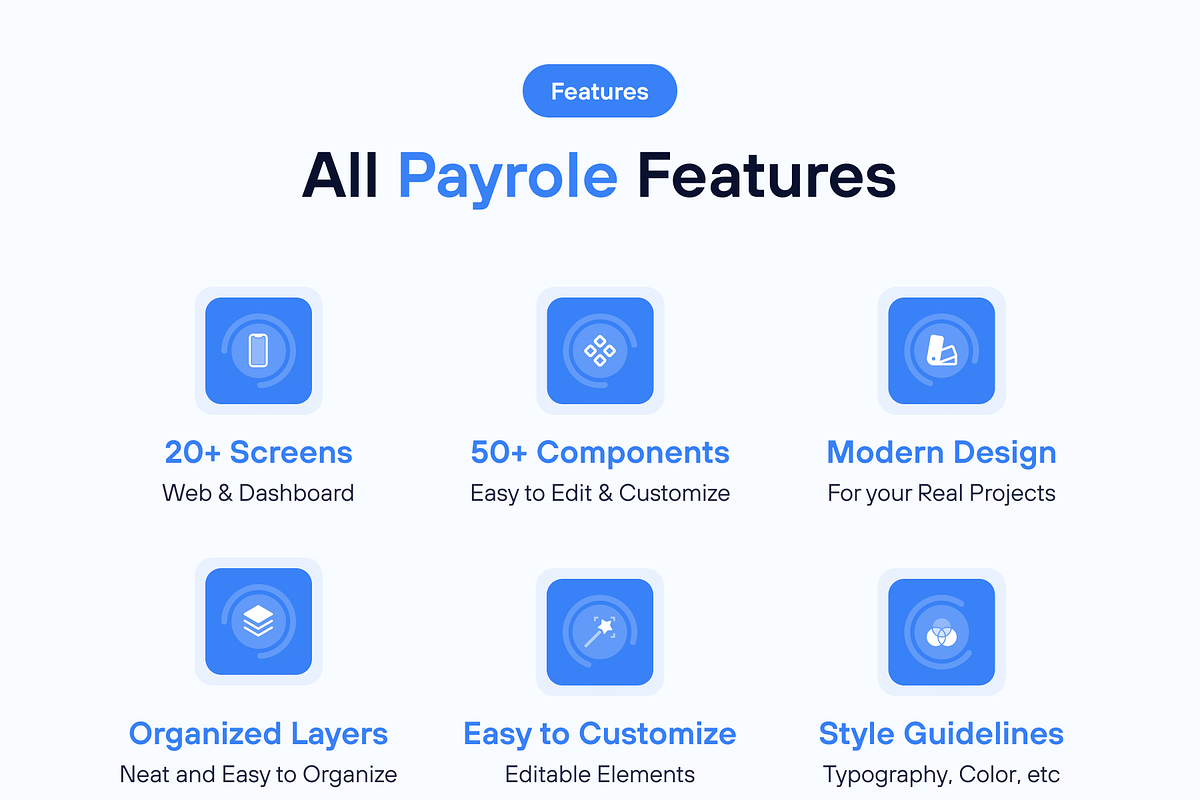 Payrole - Payroll Management UI kit, an UI Kit Template by dhuhacreative