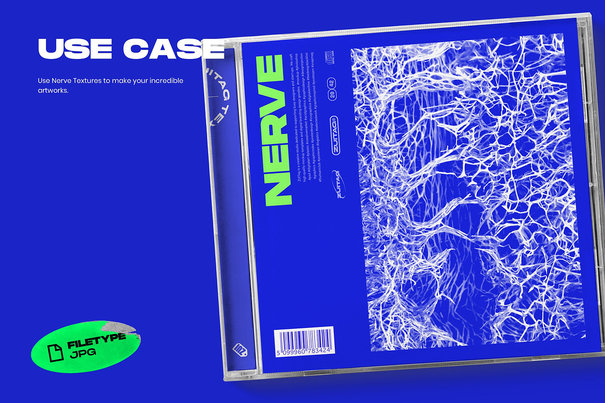 Nerve Textures, a Texture Graphic by ZUITag