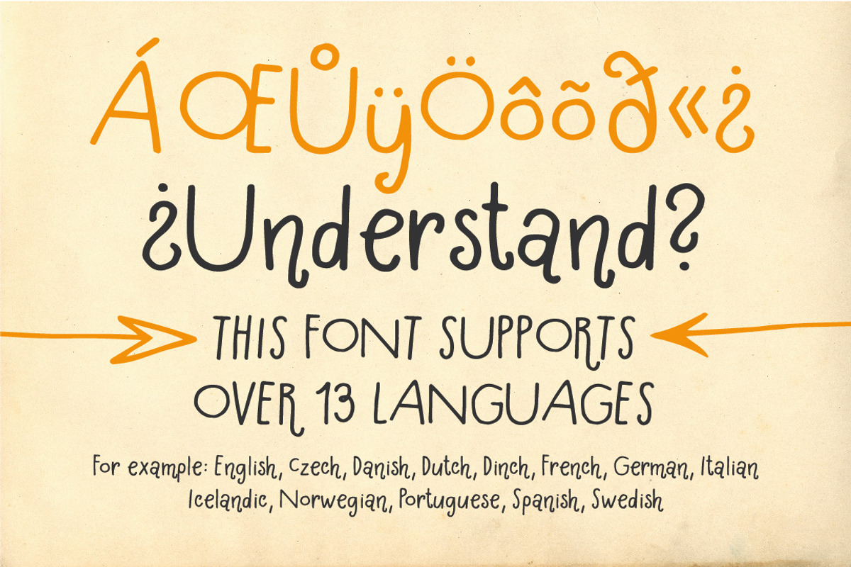 Hallo Hallo - HandDrawn Font Package, a Sans Serif Font by Vitek Graphic