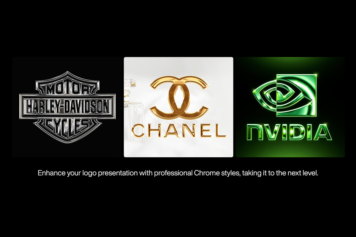 Chrome Text Effects Vol.7, a Layer Style Add-On by Hyperpix Productions