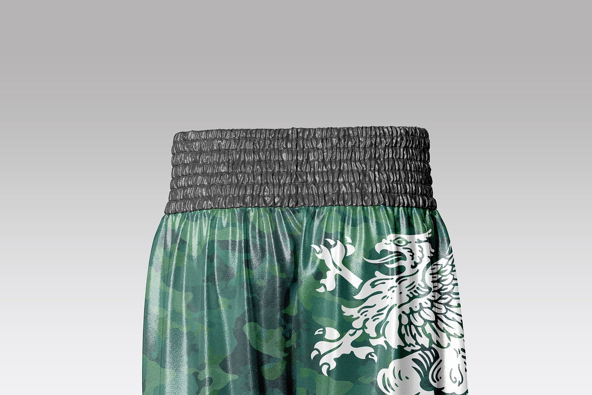 Boxing Shorts Mockup, a Product Mockup by OneVectorStock