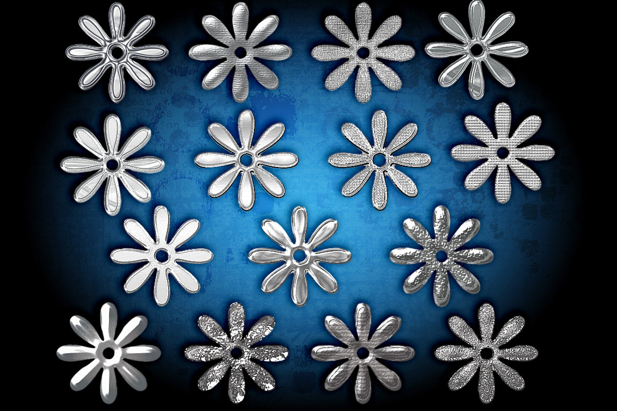 Silver Chrome Photoshop Layer Styles, a Layer Style Add-On by Posh ...