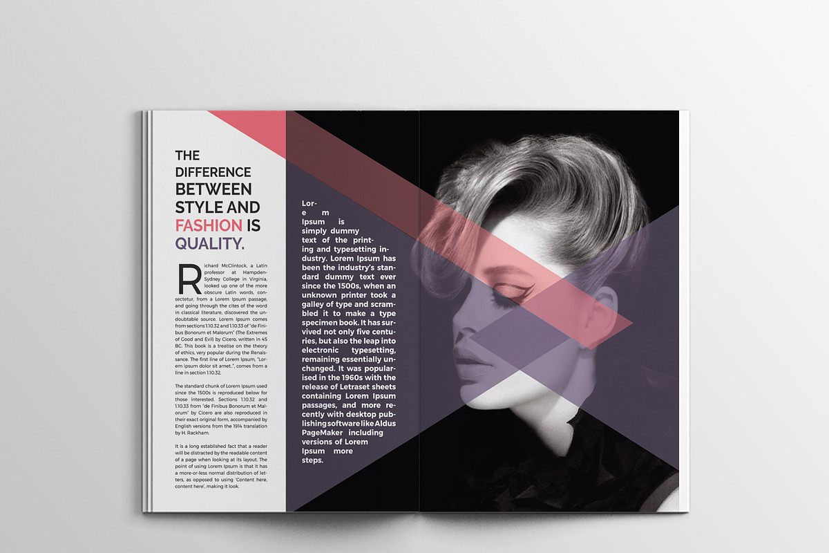 PRETTY Fashion Magazine Template, a Magazine Template by MRI STUDIO