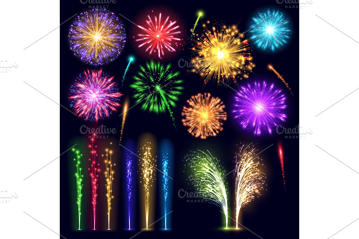 Realistic firework holiday explosion, an Object Graphic by RocketArt ...