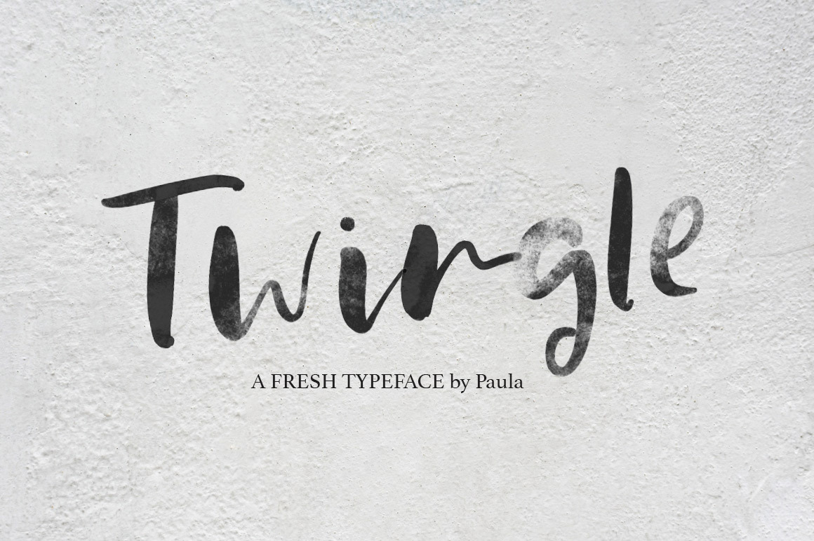 Twingle | Scrip + SVG Font, a Script Font by Artstudio