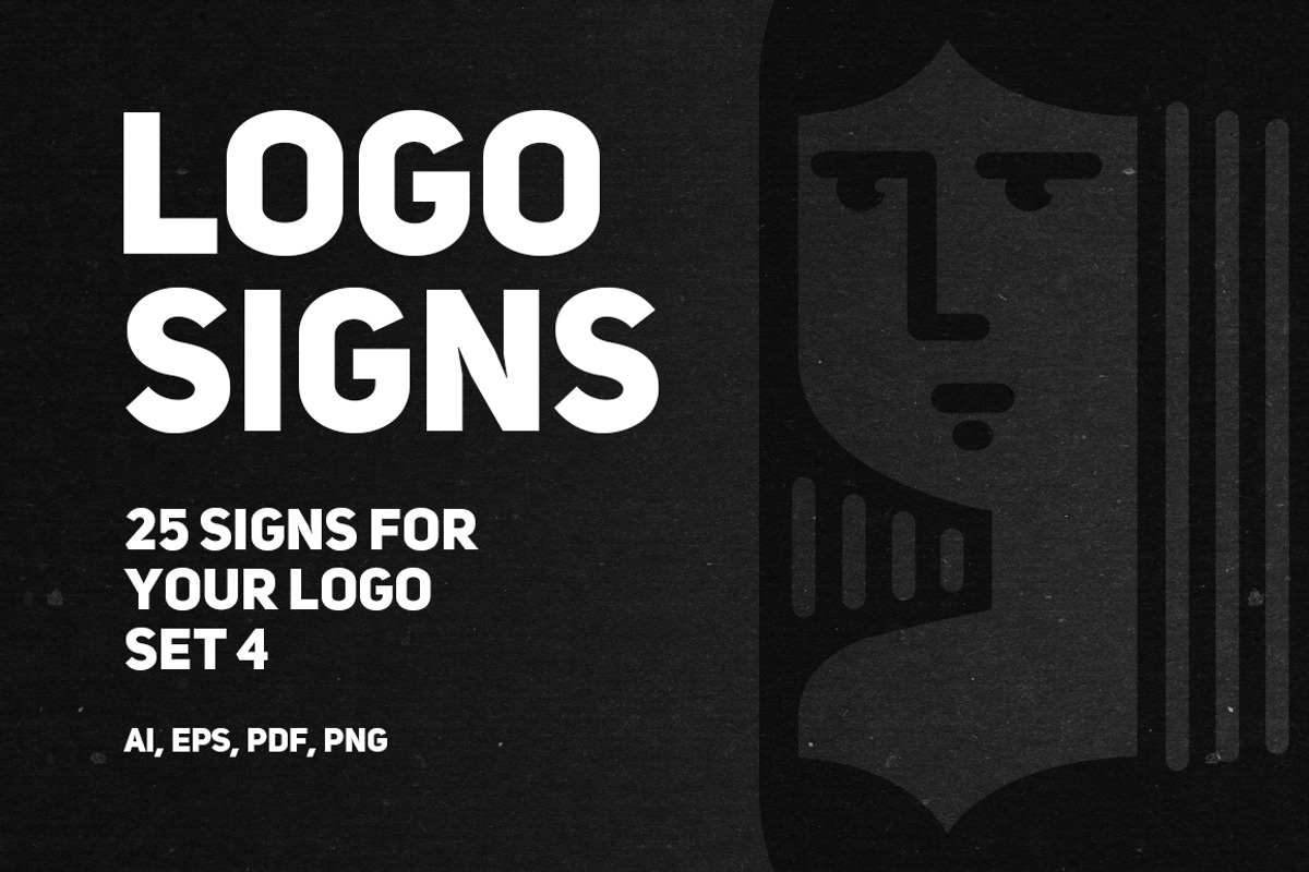 Set 4 | 25 signs for your logo, a Branding & Logo Template by Come on Bro