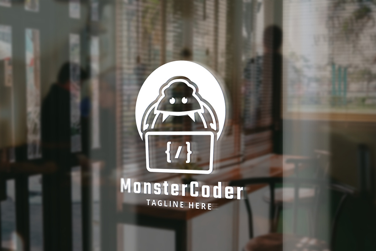 Monster Coder Logo, a Branding & Logo Template by Design_Planet