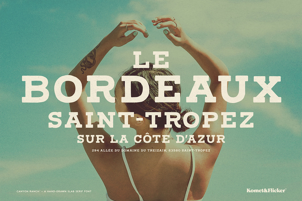 Canyon Ranch - A Hand-Drawn Font