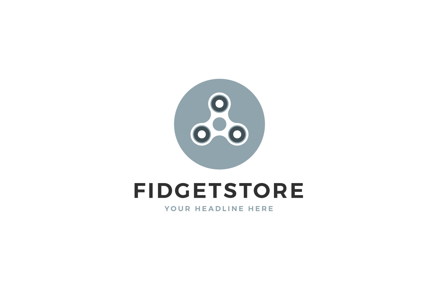 Fidget Store Logo Template, a Branding & Logo Template by PixaSquare ...