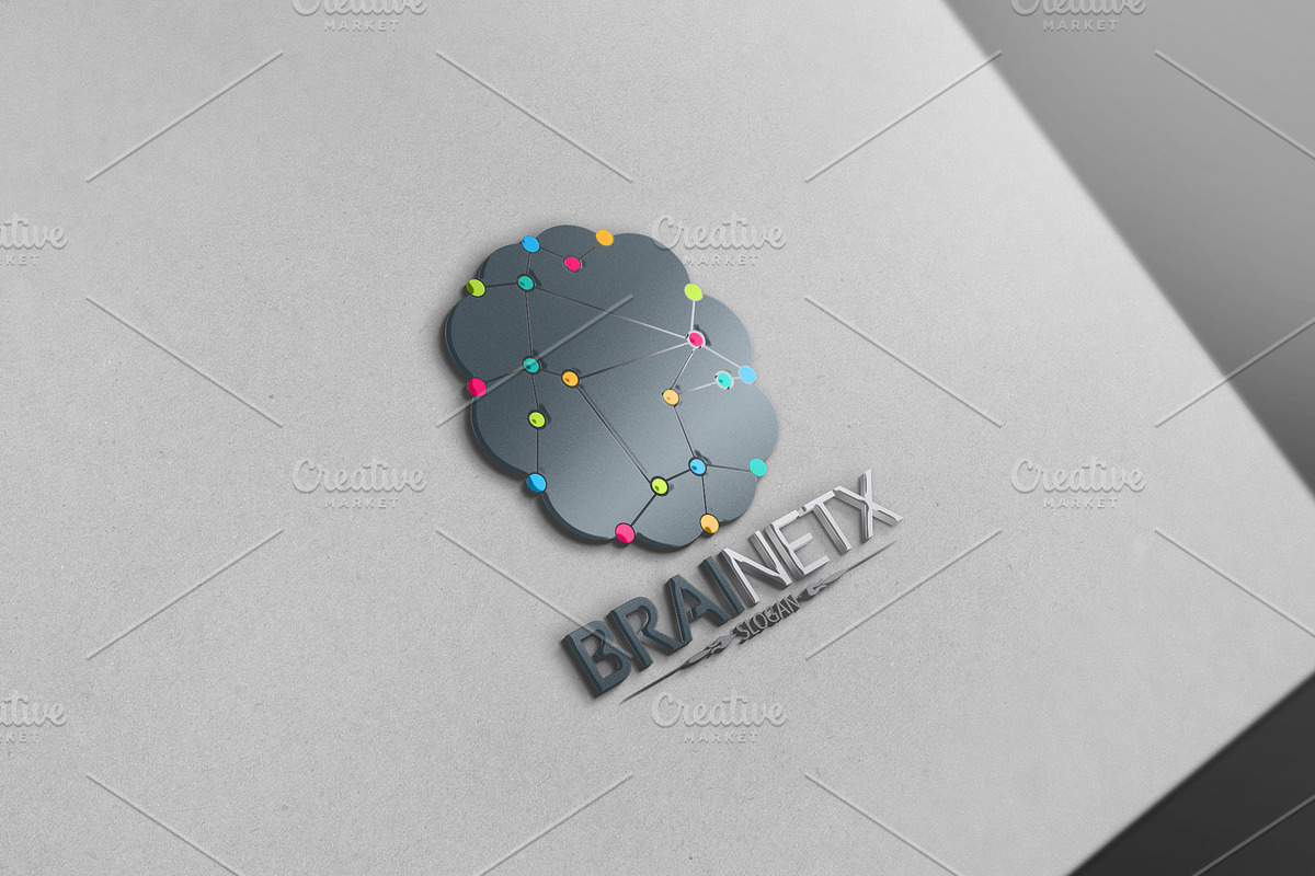 Brain Network Logo, a Branding & Logo Template by Josuf Media
