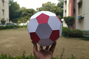 DIY Football - 3d papercraft, a Templates & Theme by PAPER amaze