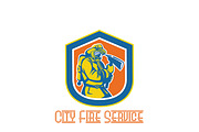 City Fire Service Logo | Branding & Logo Templates ~ Creative Market