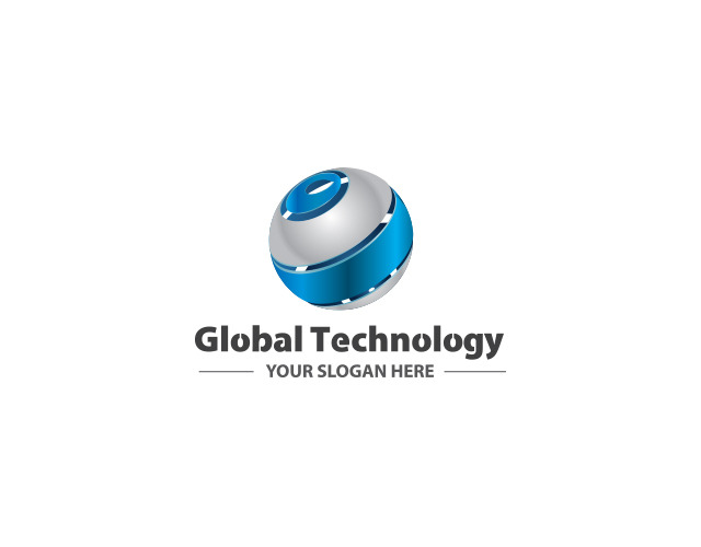 Global Technology Logo Template, a Branding & Logo Template by Dueza.Com