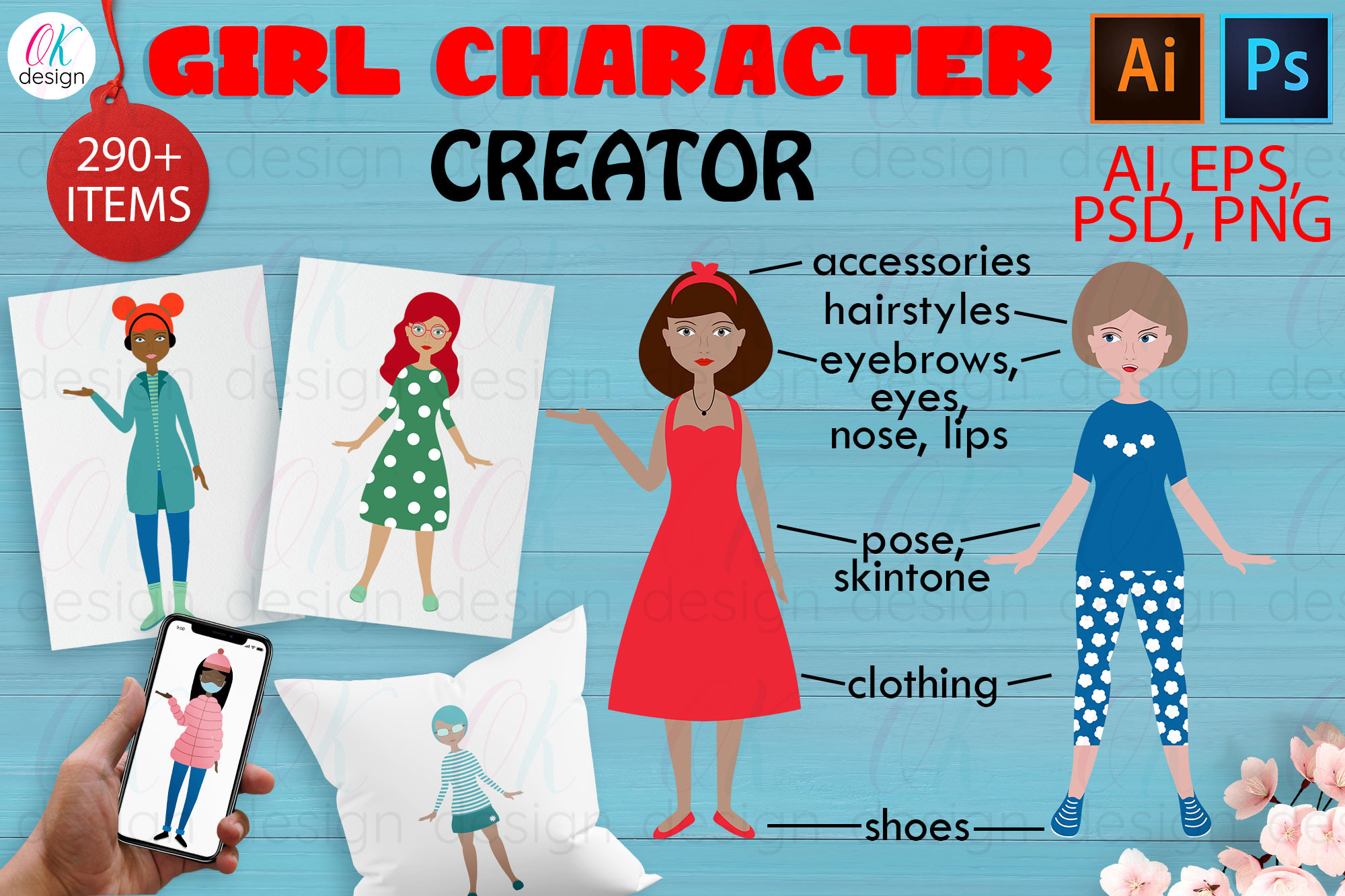 Girl character CREATOR