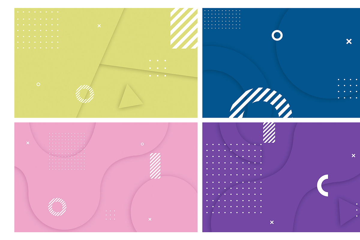 20 Simple Shape Background, a Pattern Graphic by freeject.net