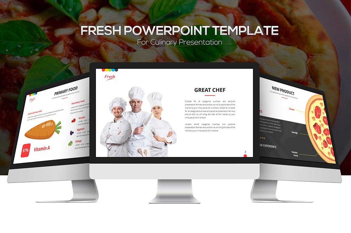 Fresh Powerpoint Template, a Presentation Template by SlideFactory