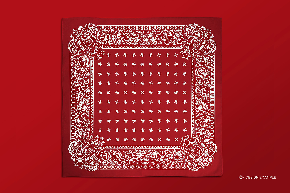Bandana Mock-up, a Mask Mockup by Branda Keeps