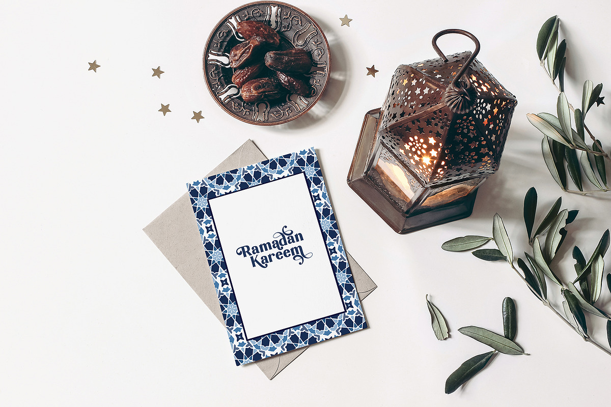 Moroccan tiles patterns, a Pattern Graphic by Tabita's shop