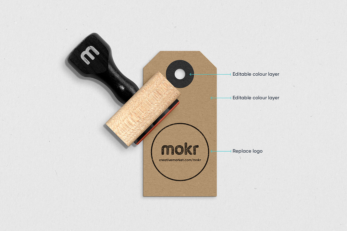 Ink Stamp Mockup Psd, an Apparel Mockup by Mokr | Creative Market