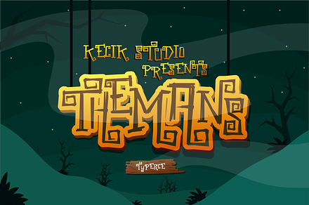 Corat Coret, a Font by kecikreative