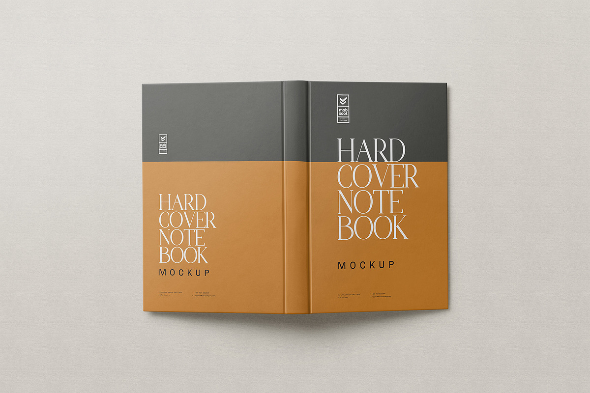 Book Cover Mockup, a Product Mockup by GfxFoundry