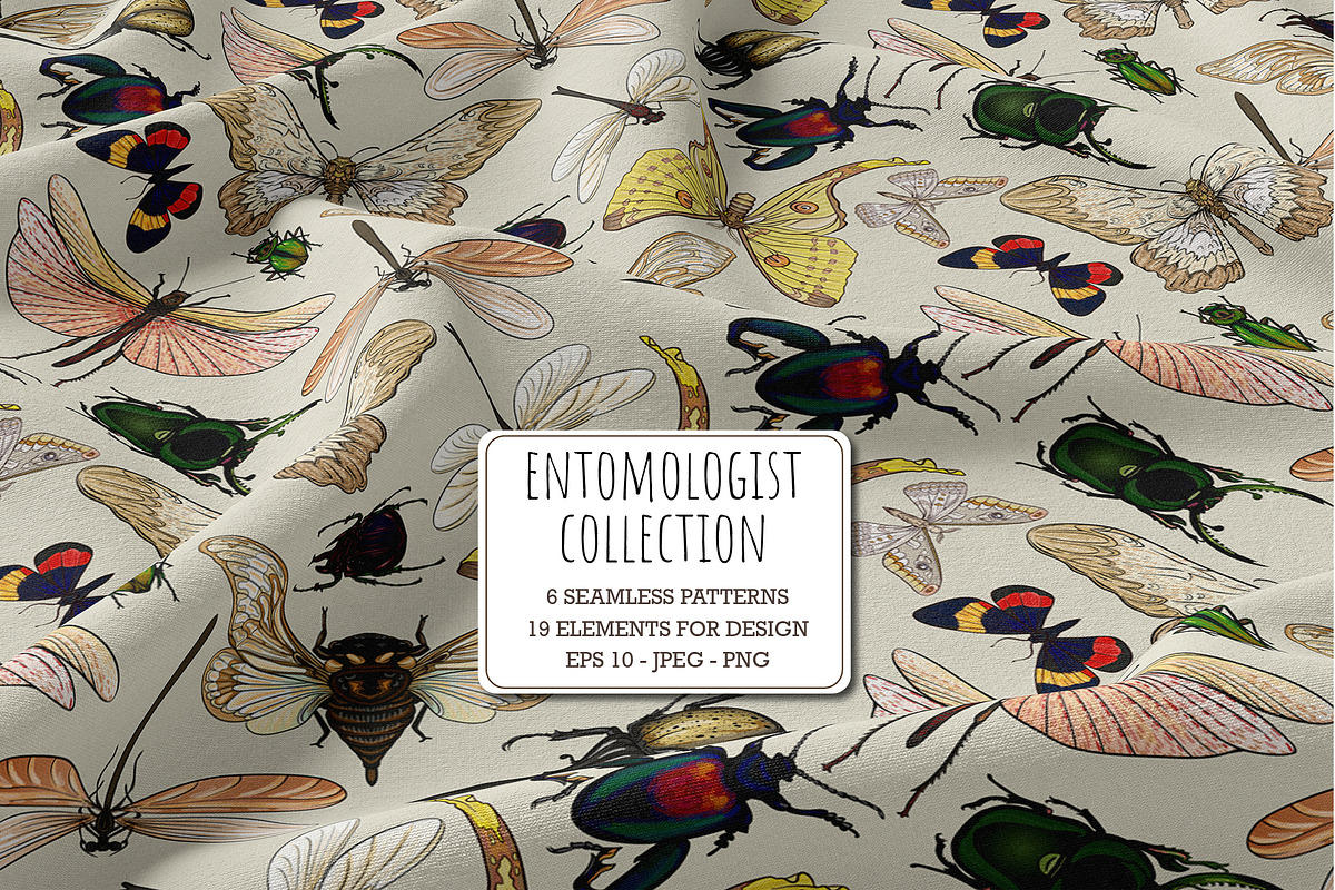Etymologist's set @ seamless pattern, an Object Graphic by Elen-Lane