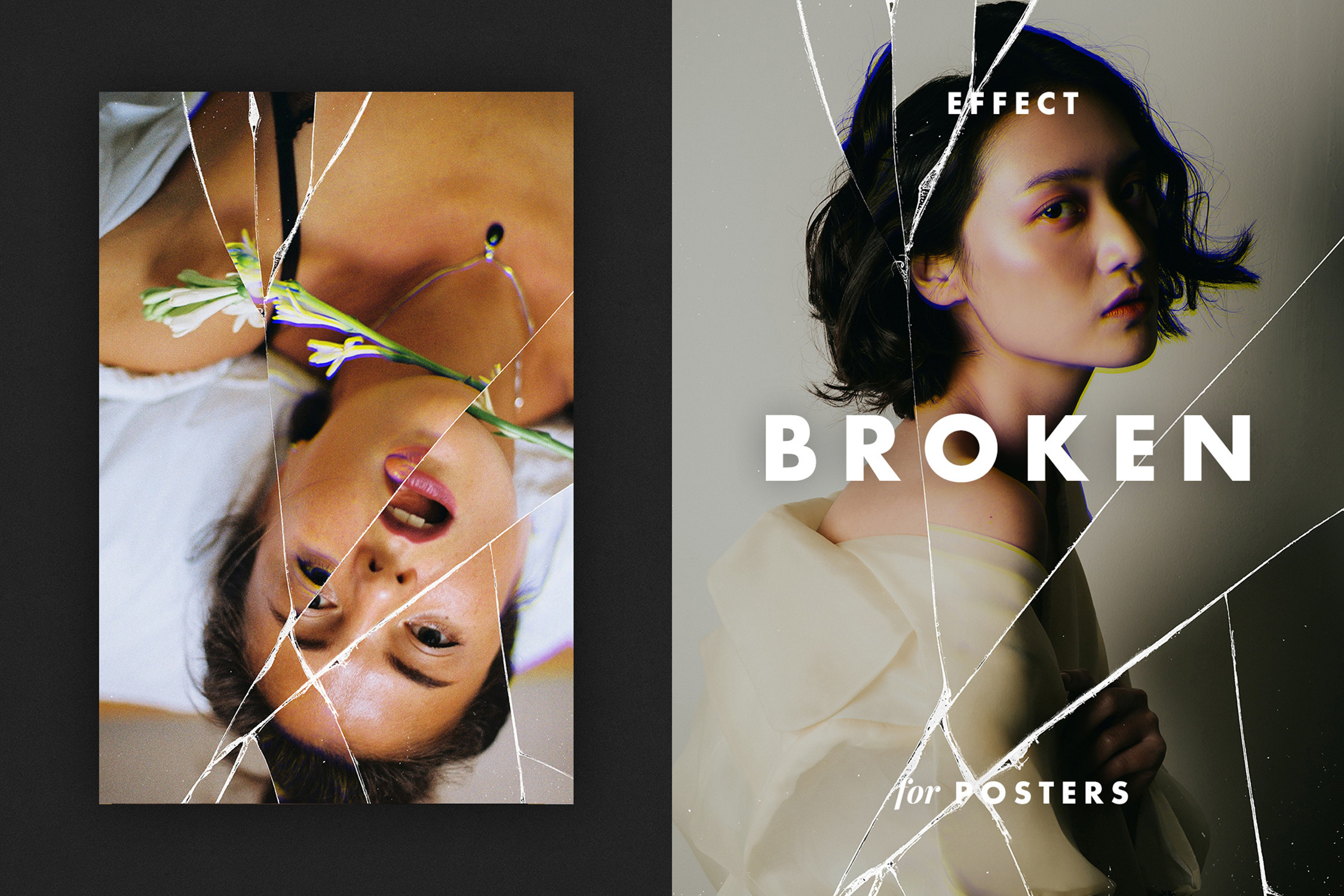 Smashed Glass Effect for Posters