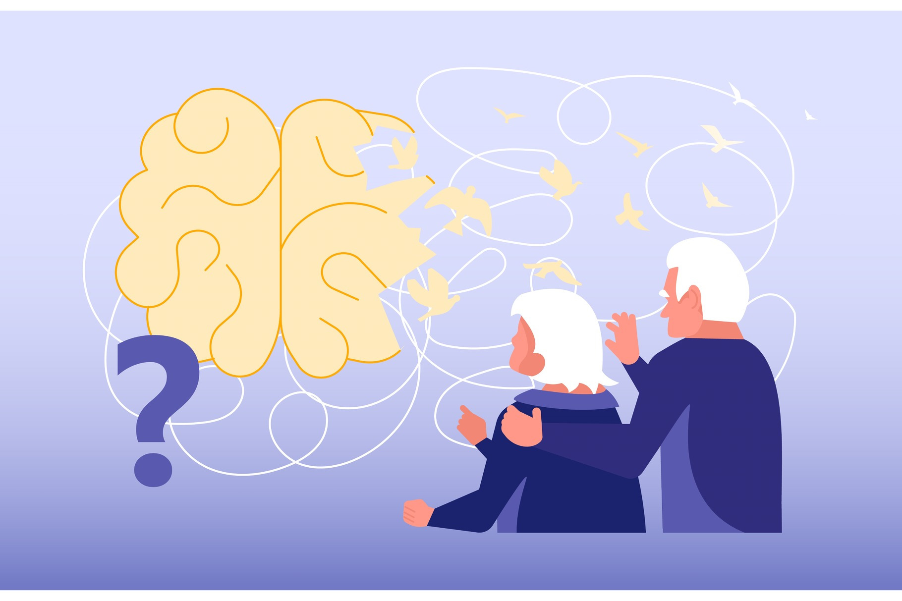 Dementia and elderly memory loss, an Object Graphic by Lucky Shop ...