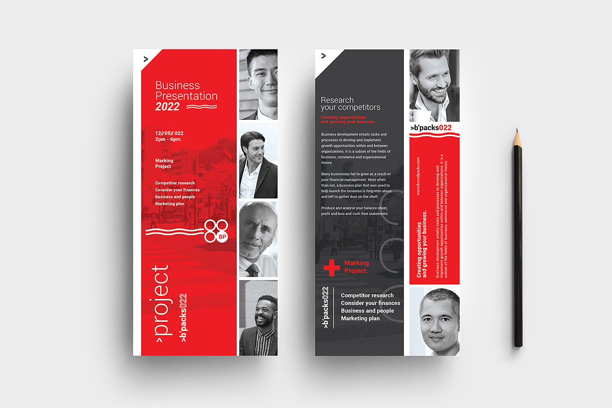 Swiss Style Templates Pack, a Flyer Template by BrandPacks
