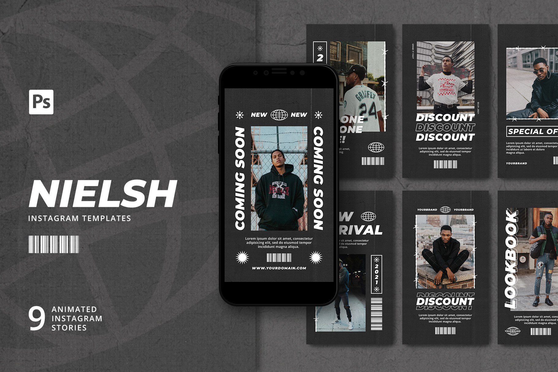 Nielsh - Instagram Templates, a Social Media Template by Rakyu