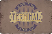 Terminal typeface, a Symbol Font by VozzyStock