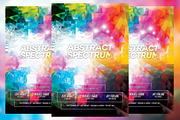 Abstract Spectrum Club Flyer, a Flyer Template by KiraYamato Design Studio
