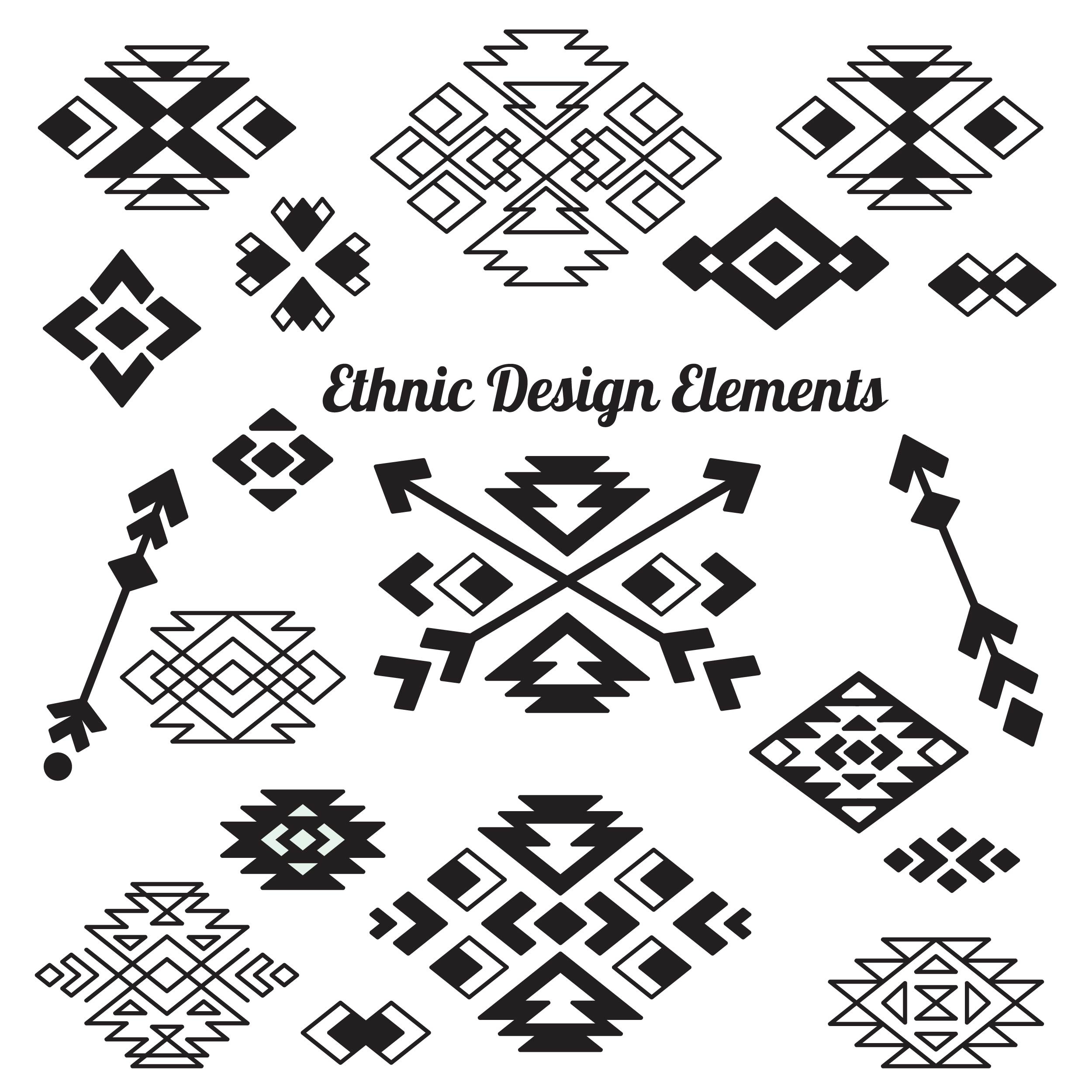Tribal Set, a Pattern Graphic by alexmakarova