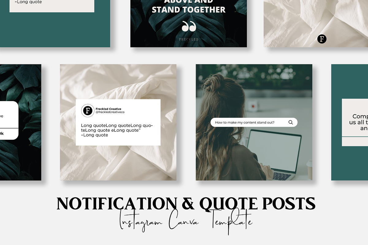 Quote & Notification CANVA Template