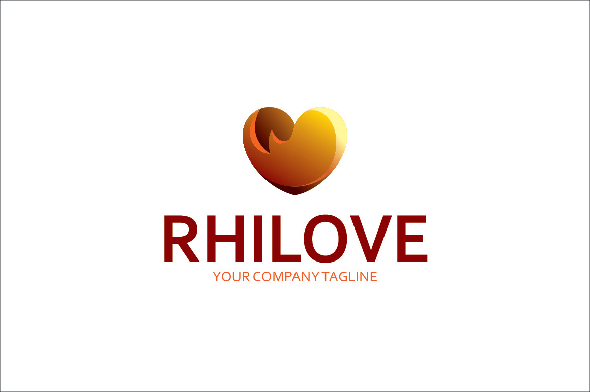 RHILOVE LOGO, a Branding & Logo Template by Abunnada | Creative Market