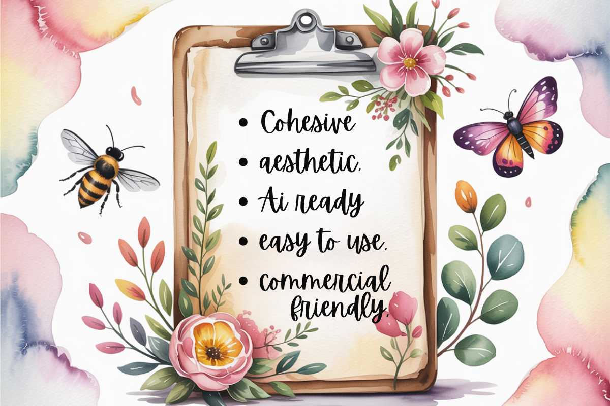 Summer Wildflower Prompts Tool Kit, an Object Graphic by Daffodil Dream ...