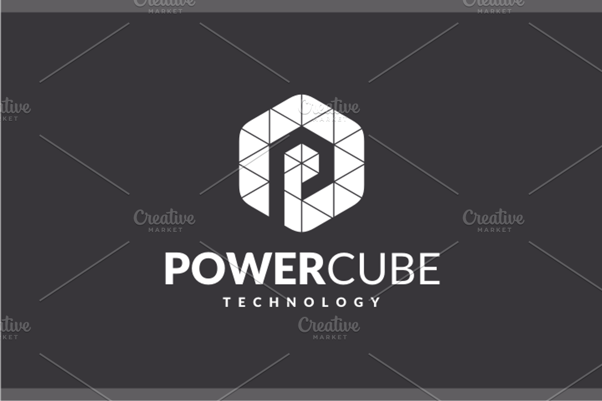 Power Cube - Letter P Logo, a Branding & Logo Template by yopie