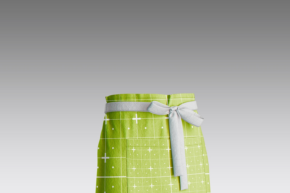 Professional Short Apron Mockup, a Mockup by OneVectorStock
