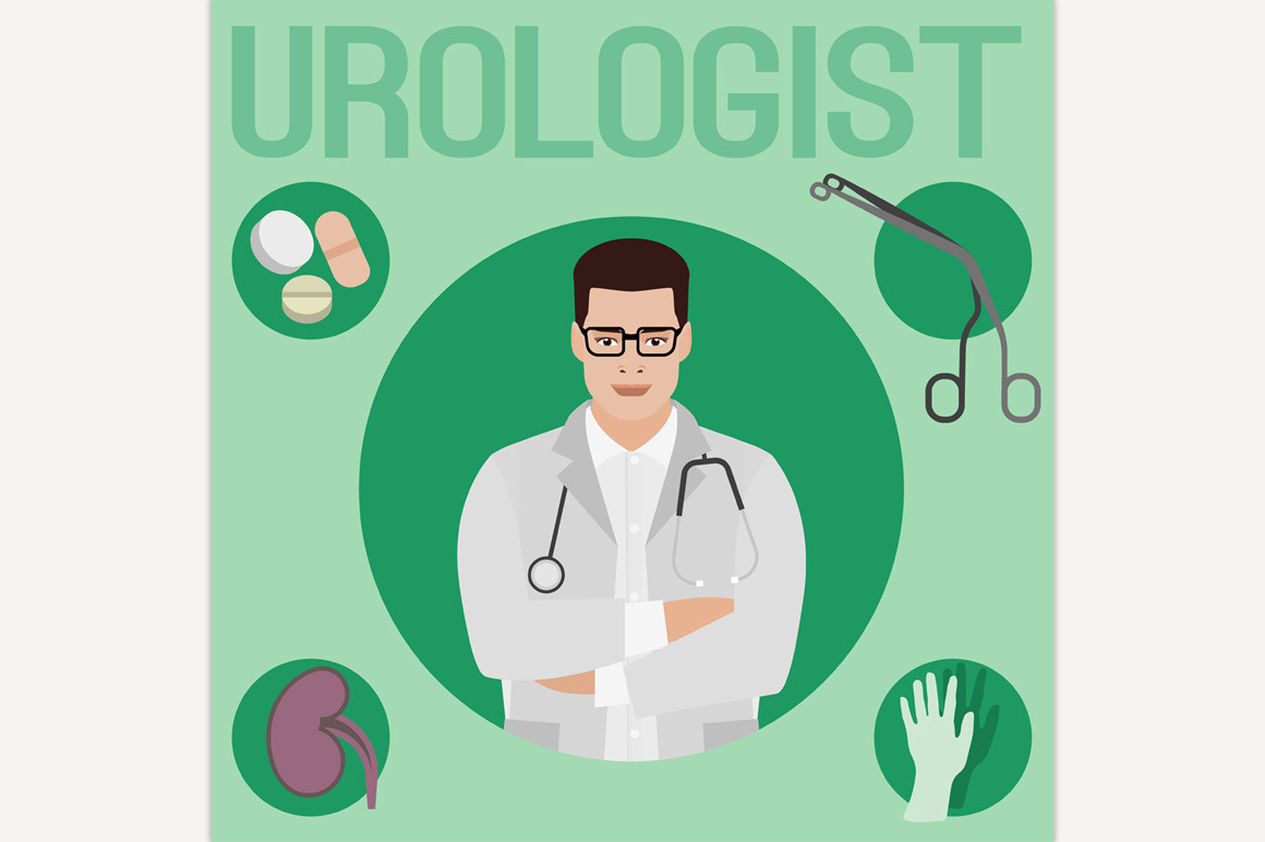 Vector Urologist Image, a Healthcare Illustration by Anna's Shop