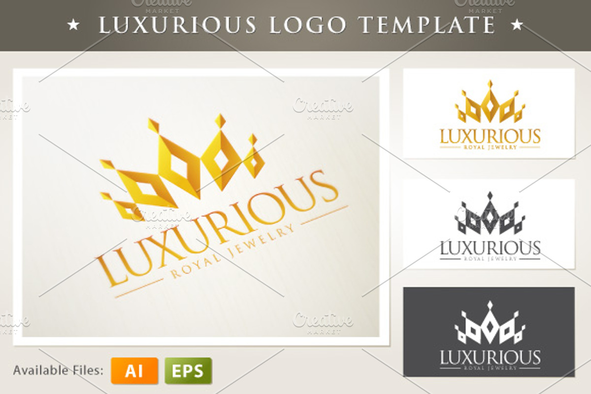 Luxurious Logo Template, a Branding & Logo Template by mikailain