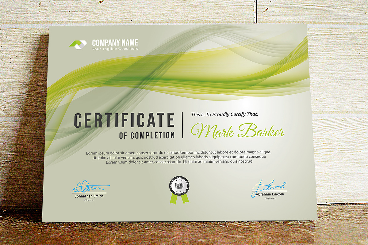 Certificate Word | PSD | AI