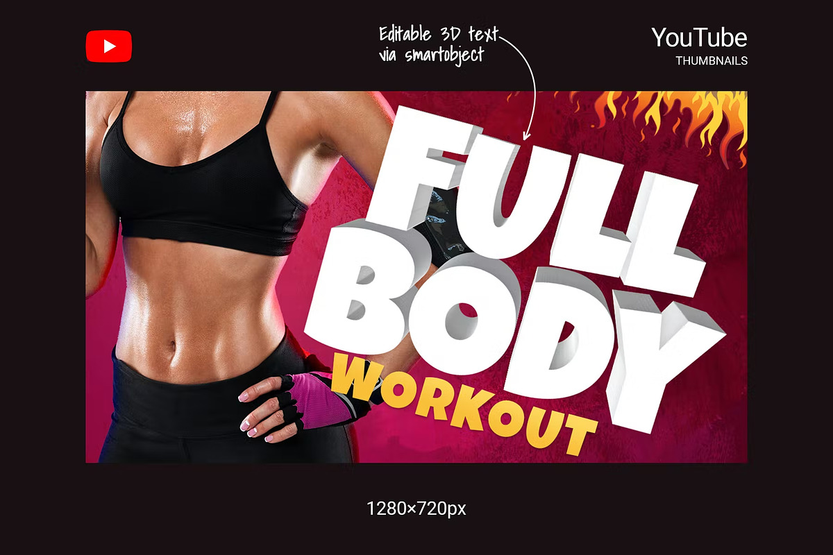 Sport YouTube Thumbnails, a Social Media Template by Andrew Skoch Design